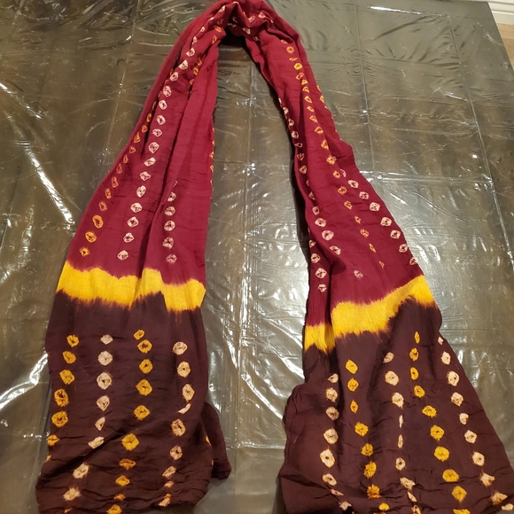 Handmade | Accessories | Bleach Dye Blanket Scarf | Poshmark